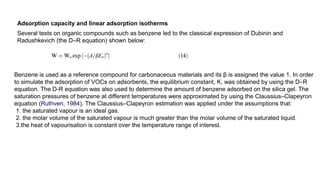 Adsorption process for voc (volatile organic compounds copy | PPT