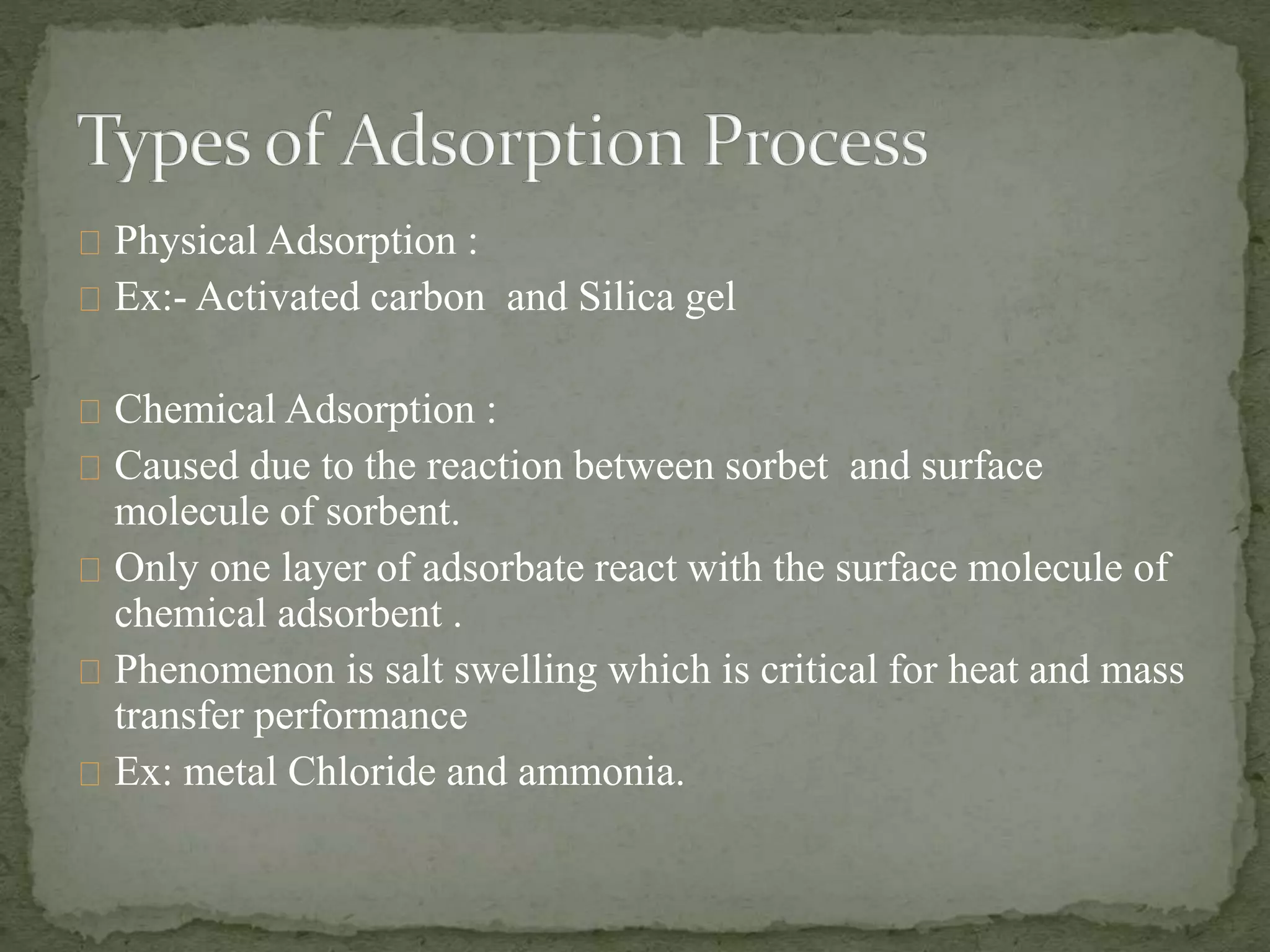 Adsorption refrigeration system | PPTX