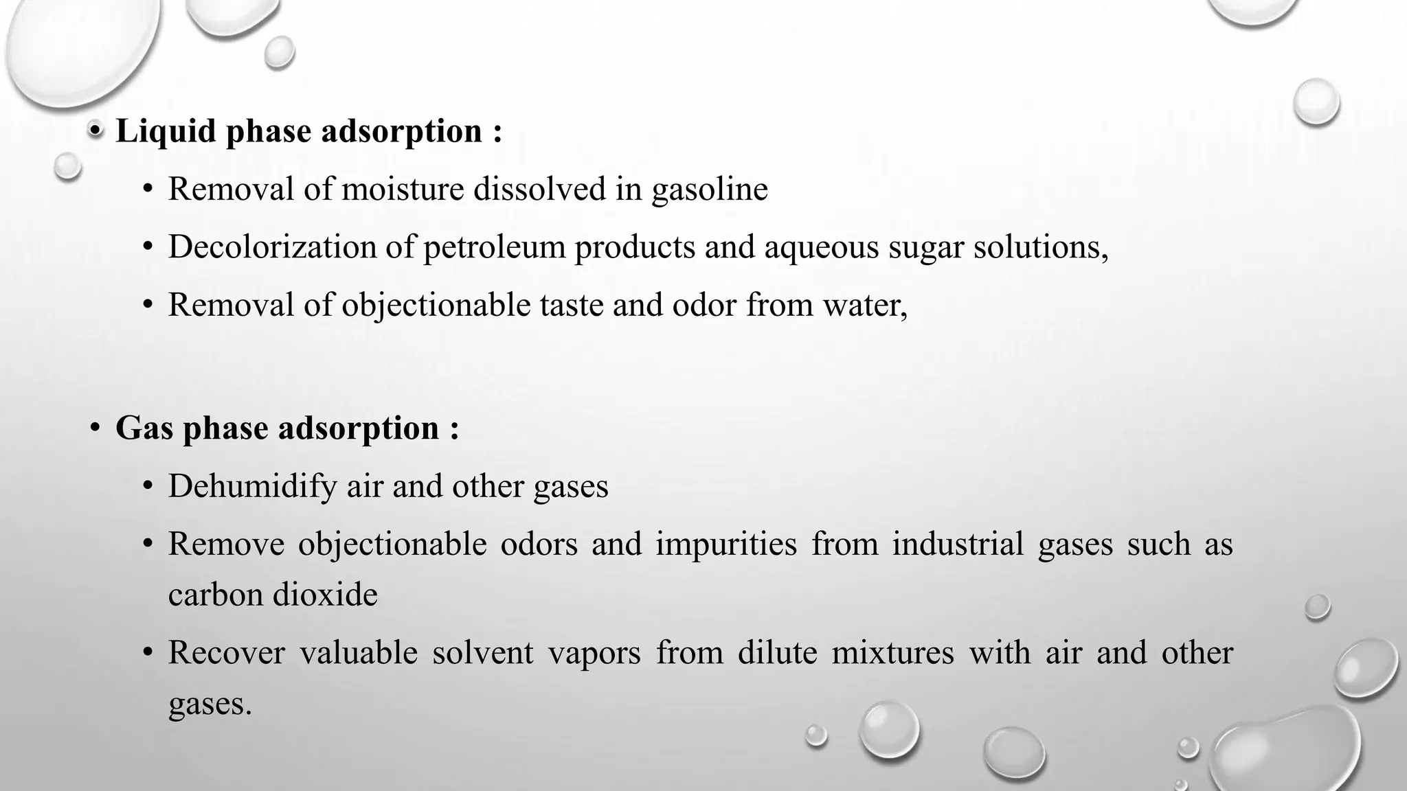 Adsorption separation | PPTX