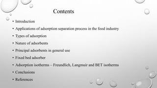 Adsorption separation | PPTX