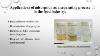 Adsorption separation | PPTX