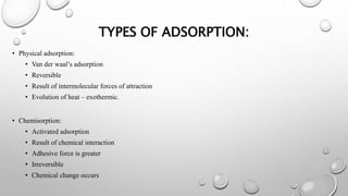 Adsorption separation | PPTX