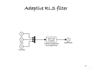 simulation of RLS and LMS in matlab | PDF