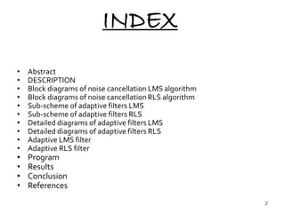 simulation of RLS and LMS in matlab | PDF