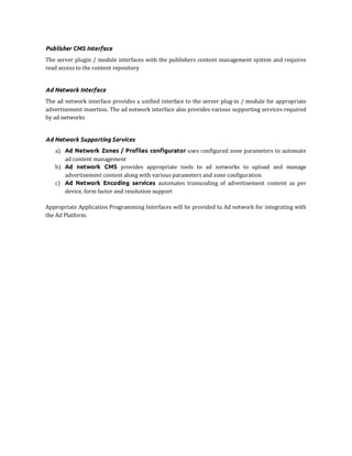 AdSparx Product Note | PDF