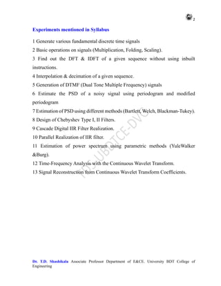 Adv. Digital Signal Processing LAB MANUAL.pdf