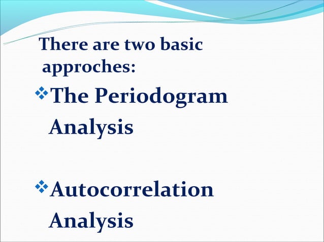Use Of Dft In Power Spectral Estimation Ppt