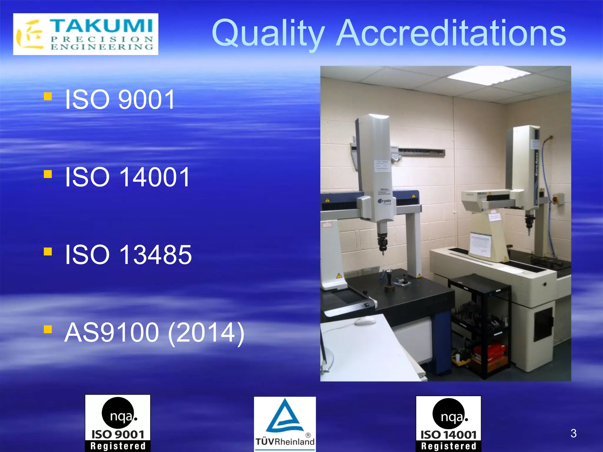 Takumi Precision Engineering ADS Presentation | PPT