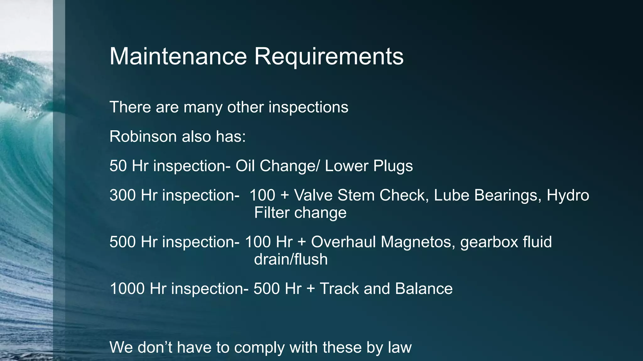 Airworthiness Requirements (ADs, SBs, Maintenance) | PPTX