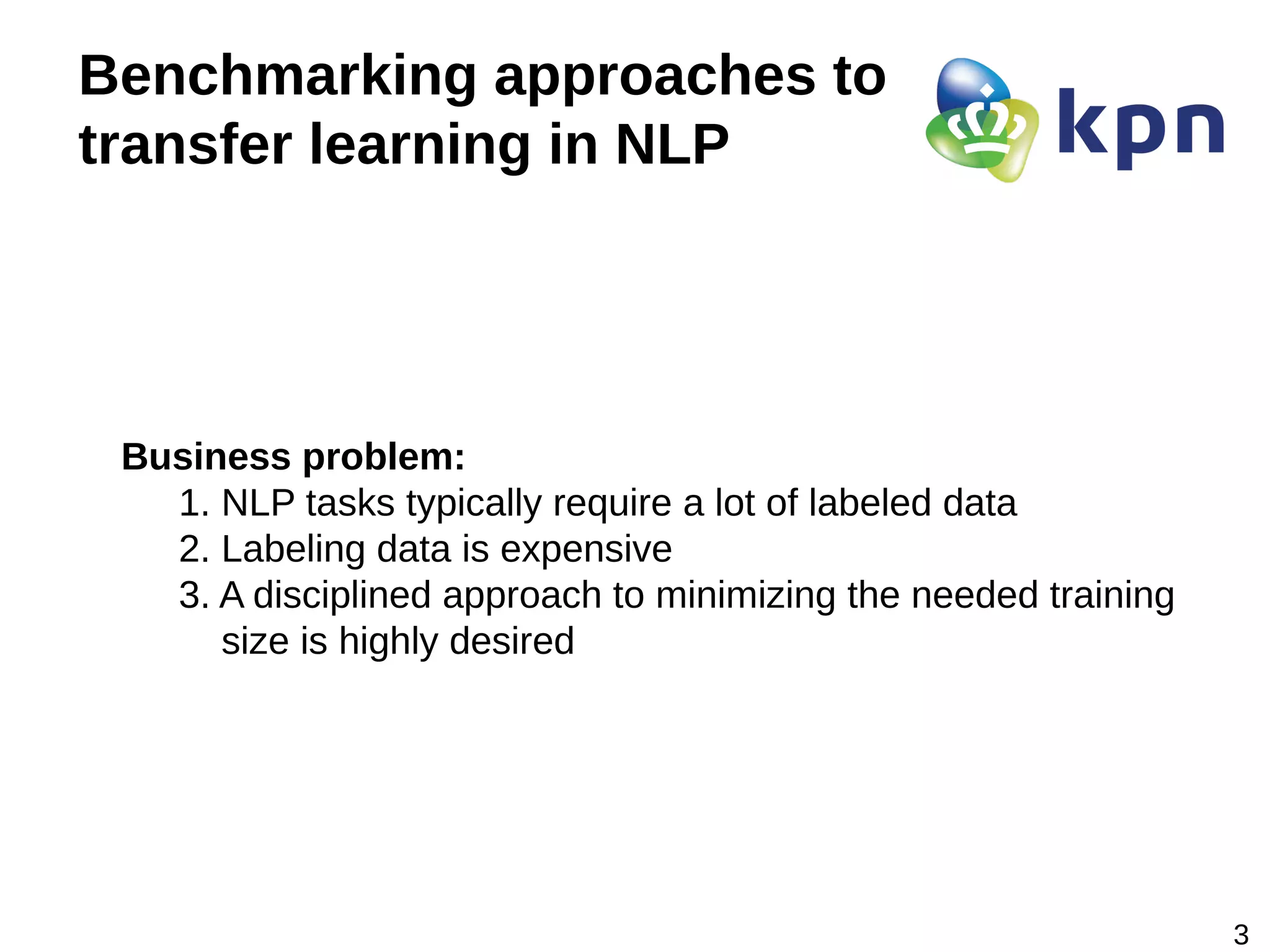 Benchmarking transfer learning approaches for NLP | PDF | Web Development | Internet