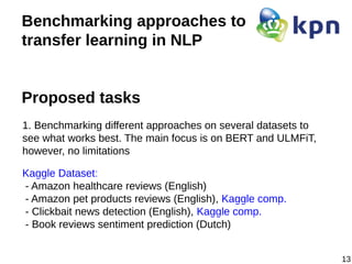 Benchmarking transfer learning approaches for NLP | PDF | Web Development | Internet