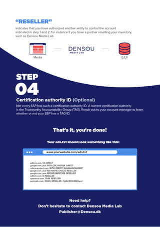 Adstxt guide by densou | PDF