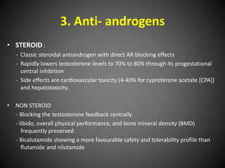 ANDROGEN DEPRIVATION THERAPHY ON PRASTATE CA | PPTX