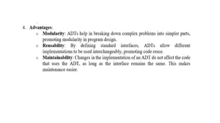 an ADT table provides insertion and lookup operations | PPT