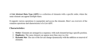 an ADT table provides insertion and lookup operations | PPT