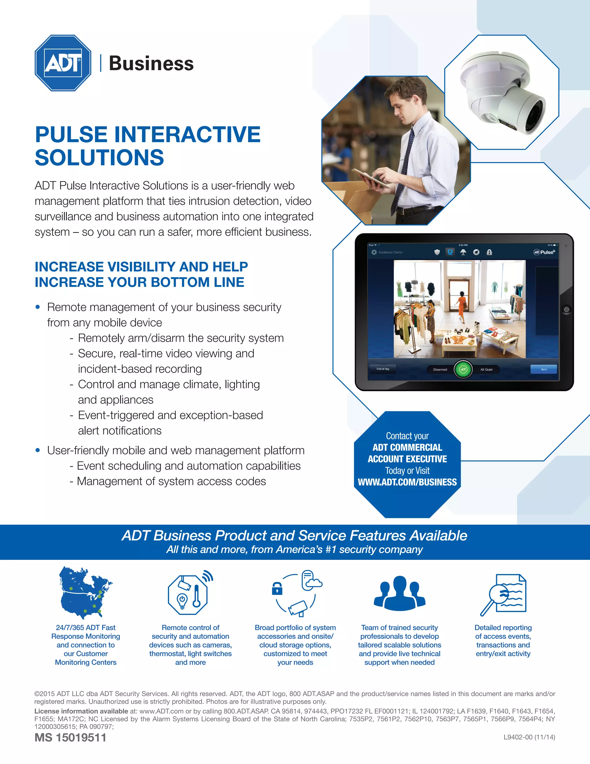 ADT Commercial PULSE Interactive Security Solutions | PDF