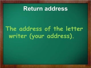 How to Write a Friendly Letter | PPTX