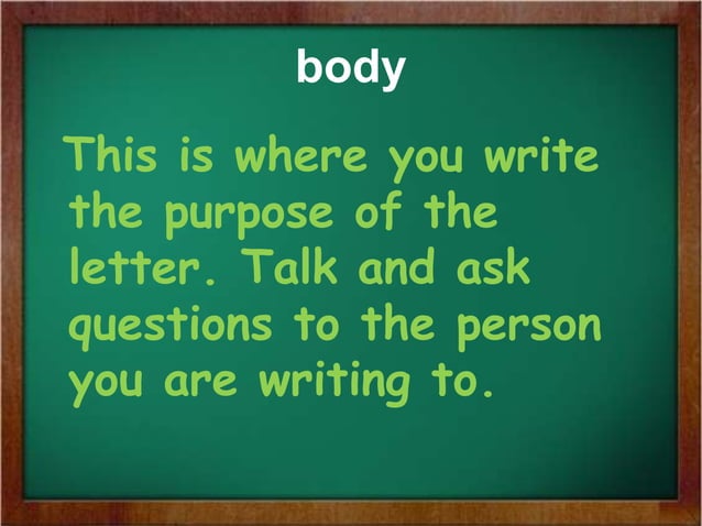 How to Write a Friendly Letter | PPTX