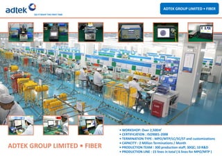 Adtek fiber product brochure | PDF | Business | Business and Finance