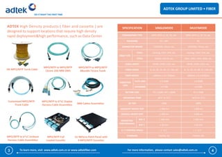Adtek fiber product brochure | PDF | Business | Business and Finance