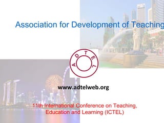 11th International Conference on Teaching, Education and Learning ...