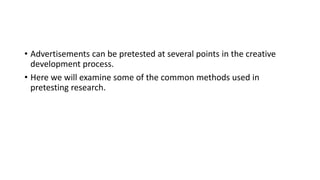 Ad testing | PPTX