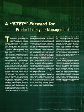 A "STEP" Forward for Product Lifecycle Management | PDF