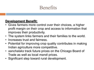 (e-Choupal Model of ITC)- Rural Marketing | PPTX