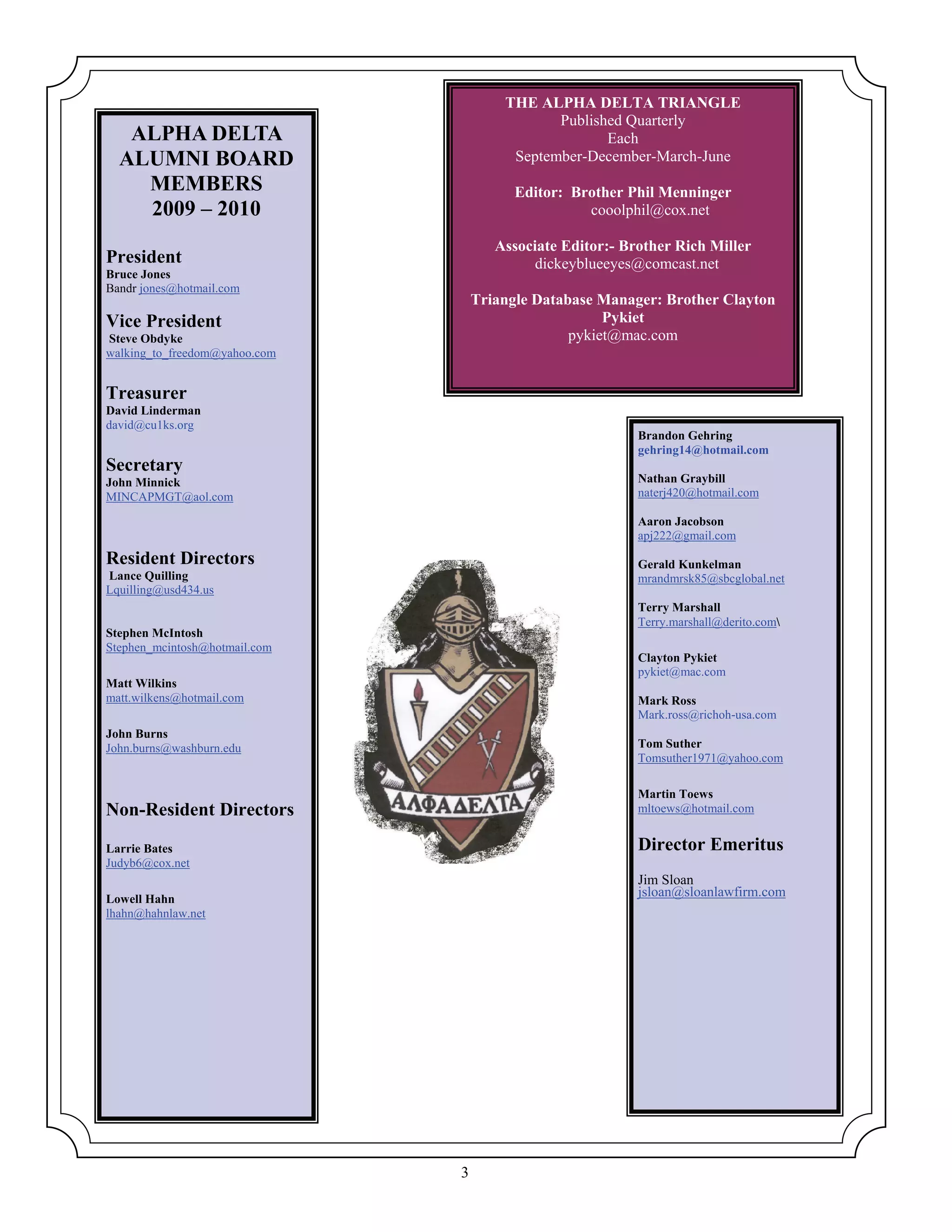 Ad Triangle Deceember 2009 | PDF