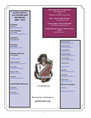 Ad Triangle September 2009 | PDF