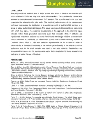 A Dual Process Model Approach To Labour Authority Attitudes Towards ...