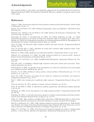 A Dual Scheme For Traffic Assignment Problems | PDF