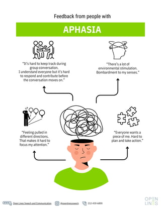 Adult Aphasia ICAP Feedback From People with Aphasia | PDF