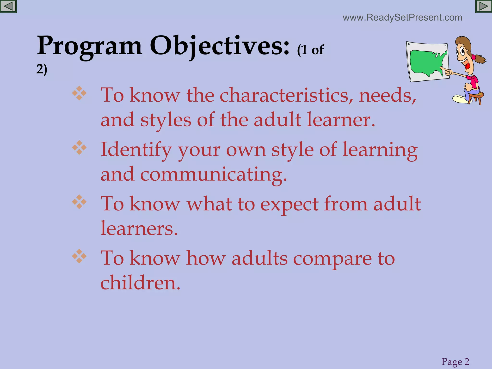 ADULT LEARNERS POWERPOINT | PPT | Adult Education | Education
