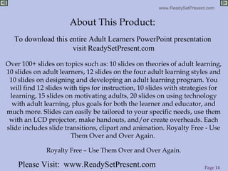 ADULT LEARNERS POWERPOINT | PPT