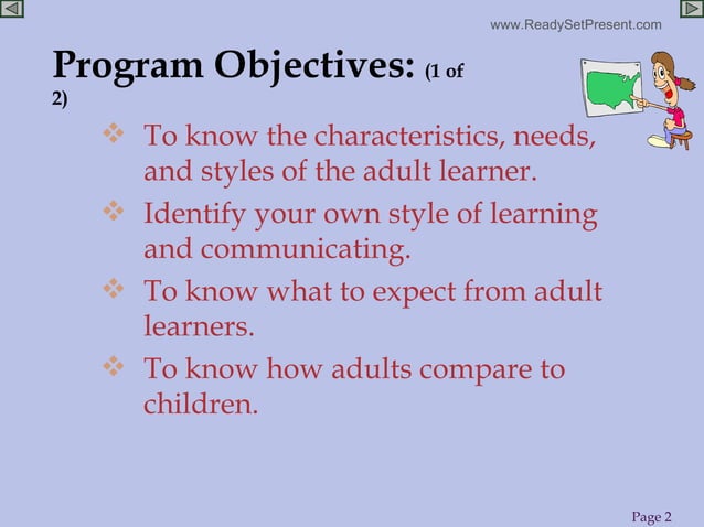ADULT LEARNERS POWERPOINT | PPT | Adult Education | Education