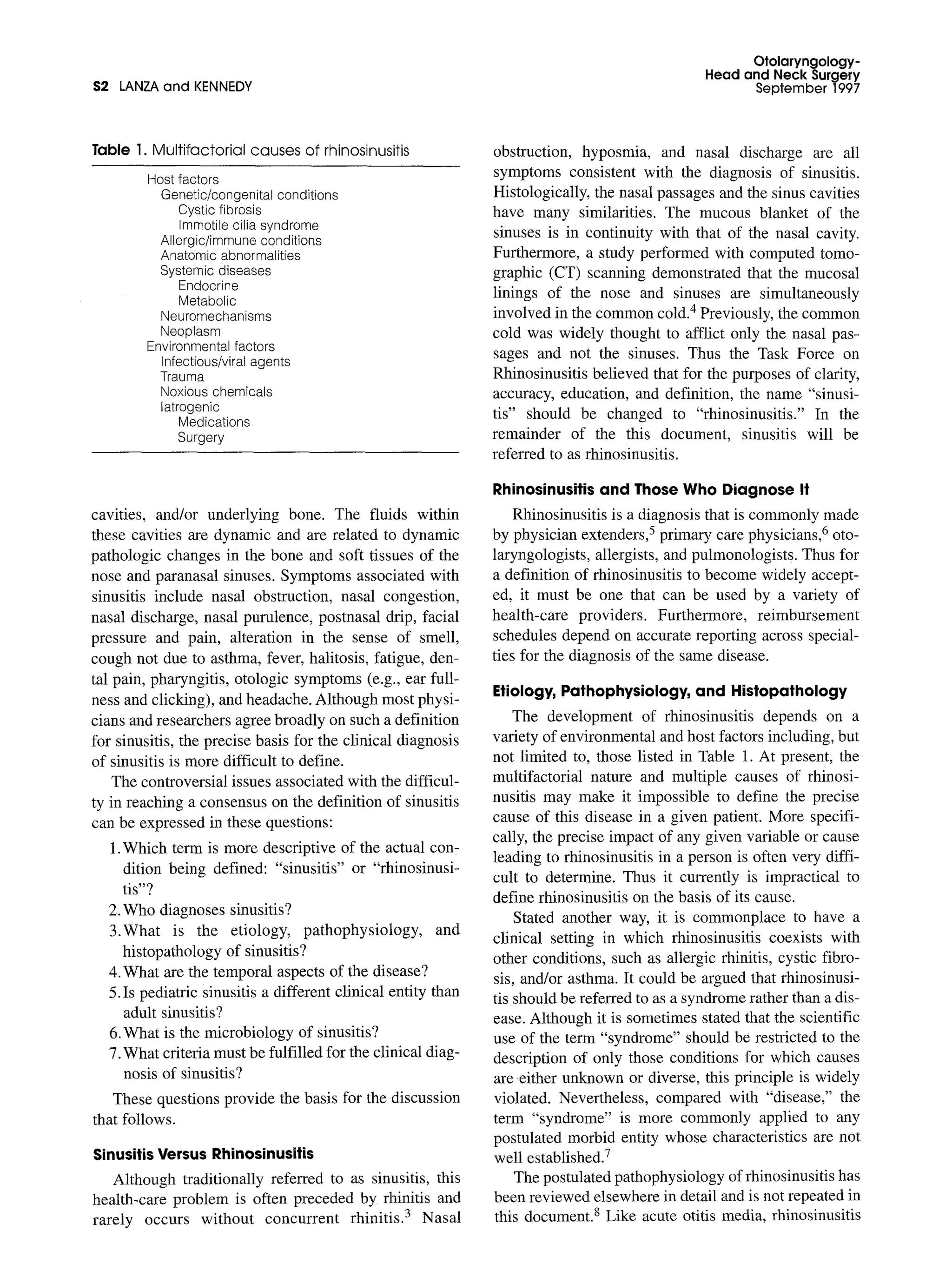 Adult rhinosinusitis-defined 1997-otolaryngology---head-and-neck ...