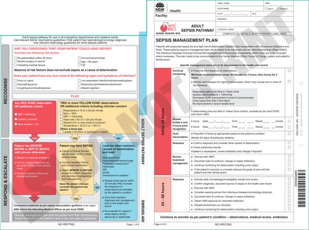 Adult Sepsis Pathway | PDF