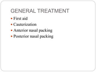 Adult epistaxis Etiology and management .pptx