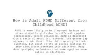 Adult ADHD Unmasked Understanding and Thriving.pptx | Brain and Nervous ...