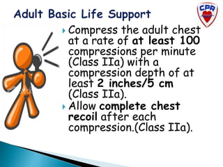 Adult basic life support cpr | PPTX