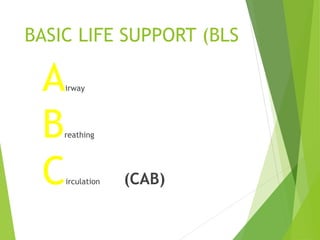 BASIC LIFE SUPPORT (ADULT) BLS | PPT