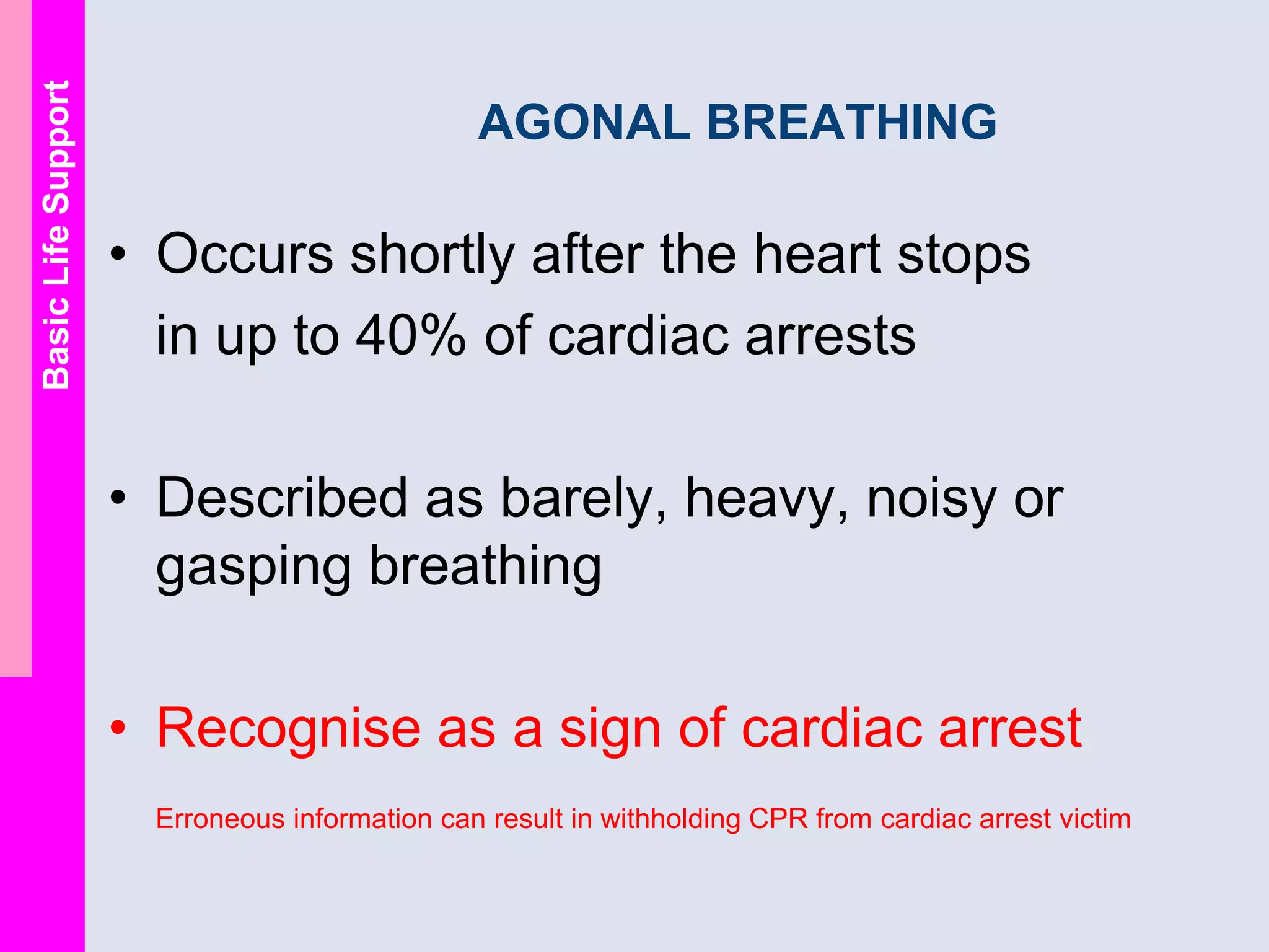 Cardiopulmonary resuscitation ( BLS ) Slide share | PPT
