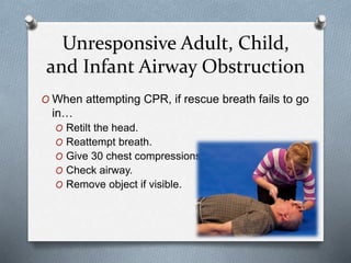 Adult Child and Infant CPR Lesson 2.pptx