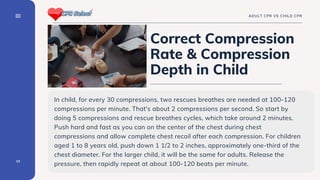 Adult CPR vs Child CPR: The Basic Difference | PDF