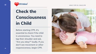 Adult CPR vs Child CPR: The Basic Difference | PPT