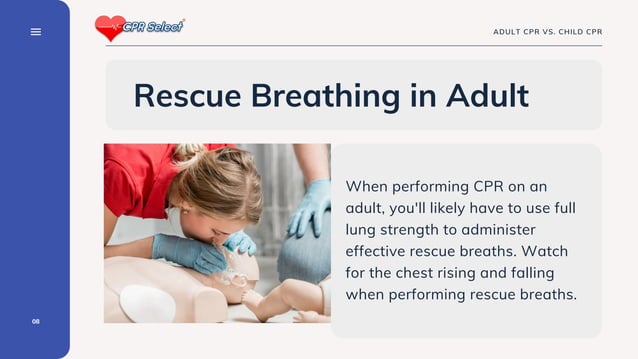 Adult CPR vs Child CPR: The Basic Difference