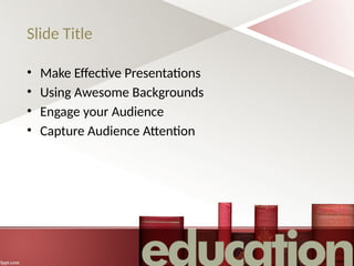 adult education presentation for college report | PPTX