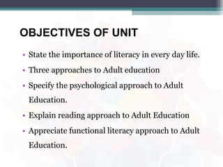 Adult Education (Unit -04).pptx