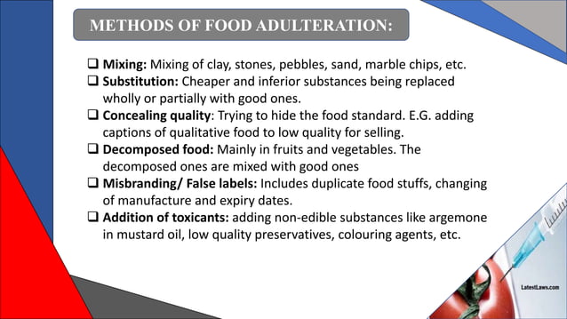 Adulteration | PPT